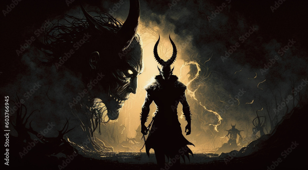 Infernal Sovereign: A Generative AI's Sinister Portrayal of a Dark ...