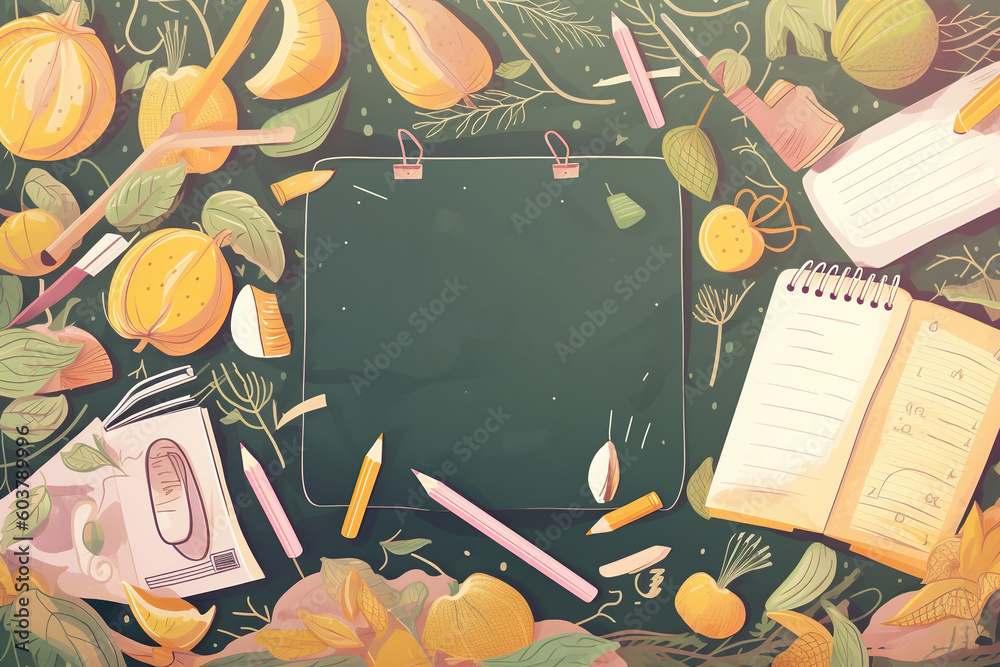 school background wallpaper - Ai Stock Illustration | Adobe Stock