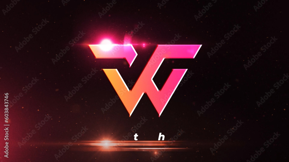 Exploding Particles Flares Logo Reveal Stock Template | Adobe Stock