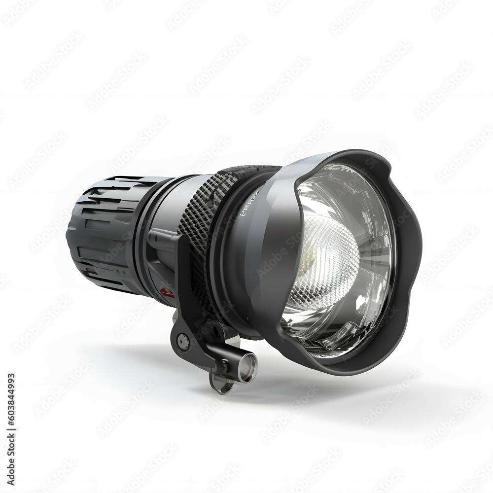 realistic single,Headlamp,side view,white background,high detail, 8k ...