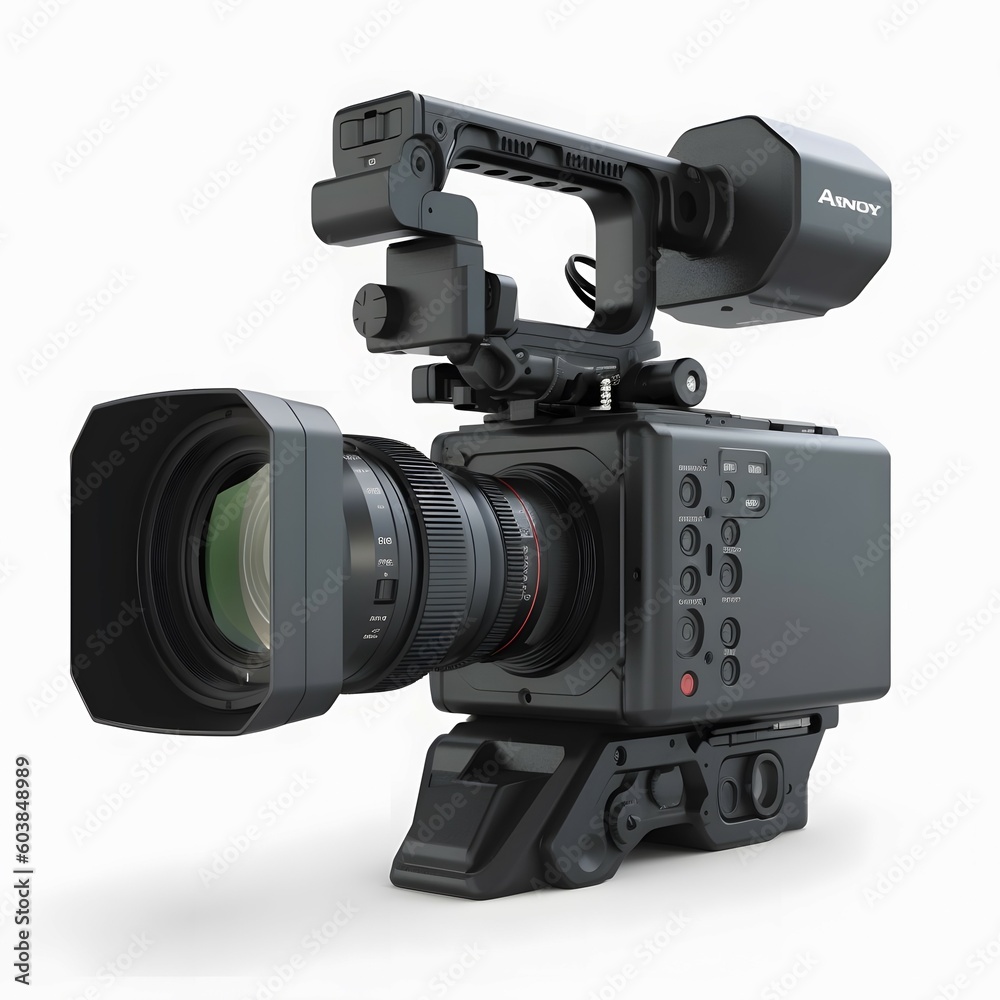Video camera,side view,white background,high detail, 8k,--ar 3 4 Stock ...