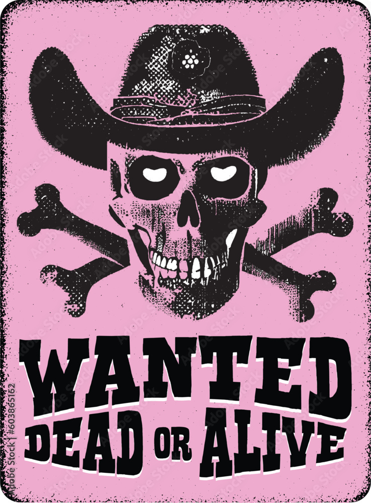 Firing cowboy skull, old west poster, retro poster, inferno, epic ...