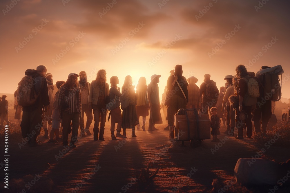 Refugee migrate climate change and global political issues humanitarian ...