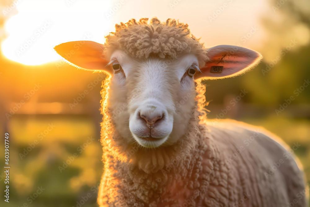 Eid al-Adha sheep for Muslims, Background Concept, artwork and digital ...