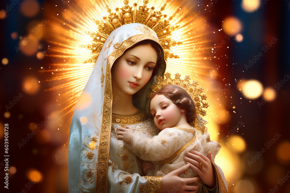 Photo & Art Print Virgen del Carmen, Blessed Virgin Mary, Ирина Батюк