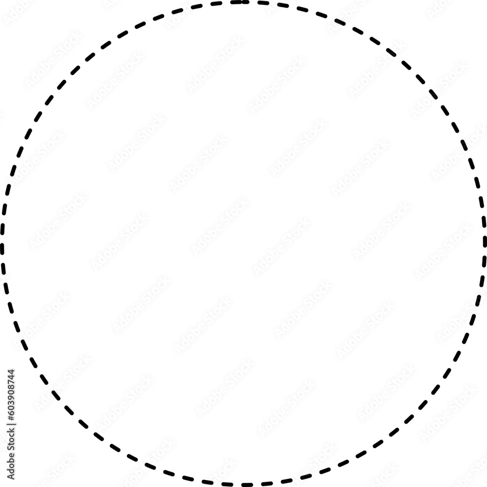 Tracing circle Stock Vector | Adobe Stock