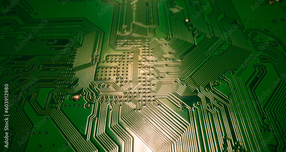 Electronic circuit board technology background. Electronic plate ...