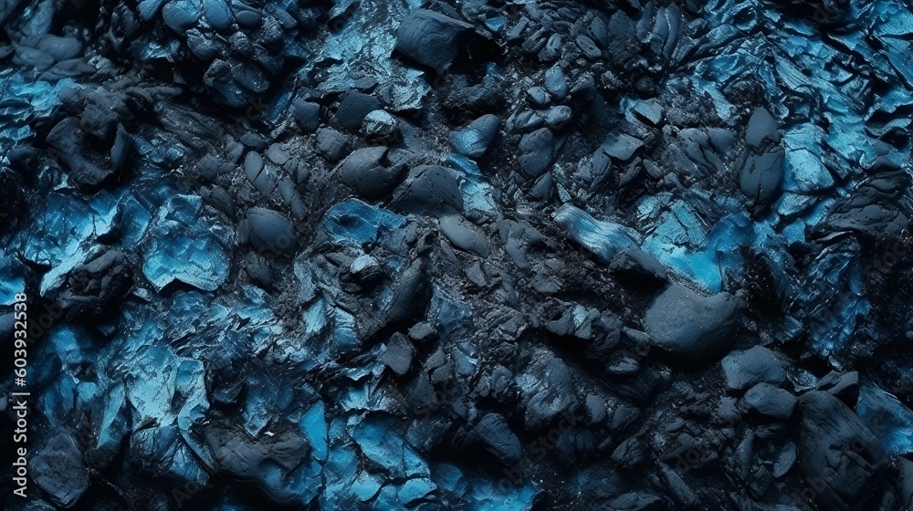 Blue abstract lava stone texture background Stock Illustration | Adobe ...