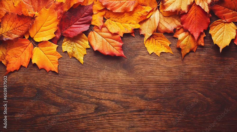 Fall background created with Generative AI technology Stock ...