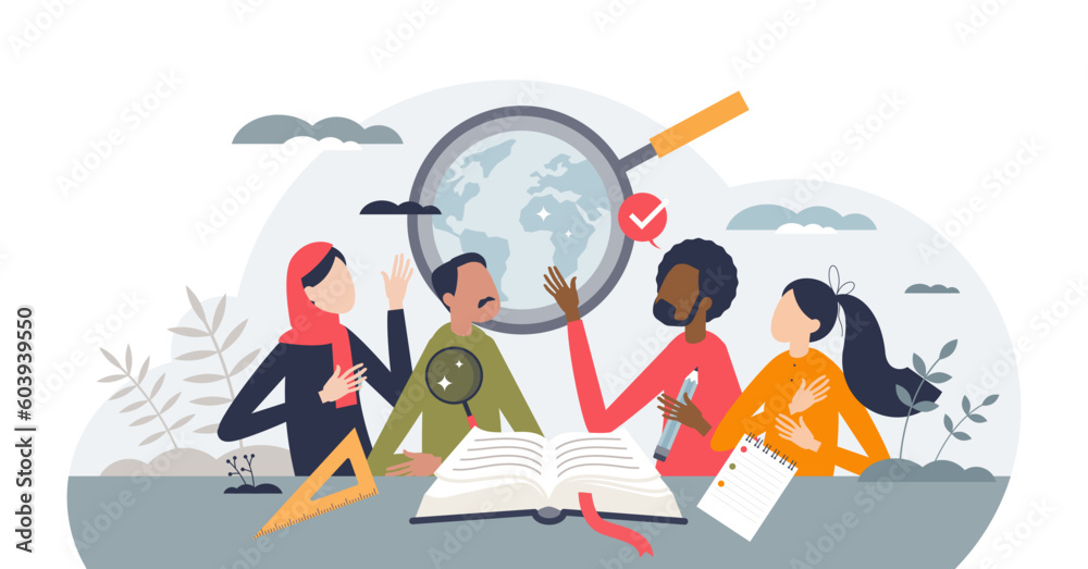 International learning and global academic education tiny person ...