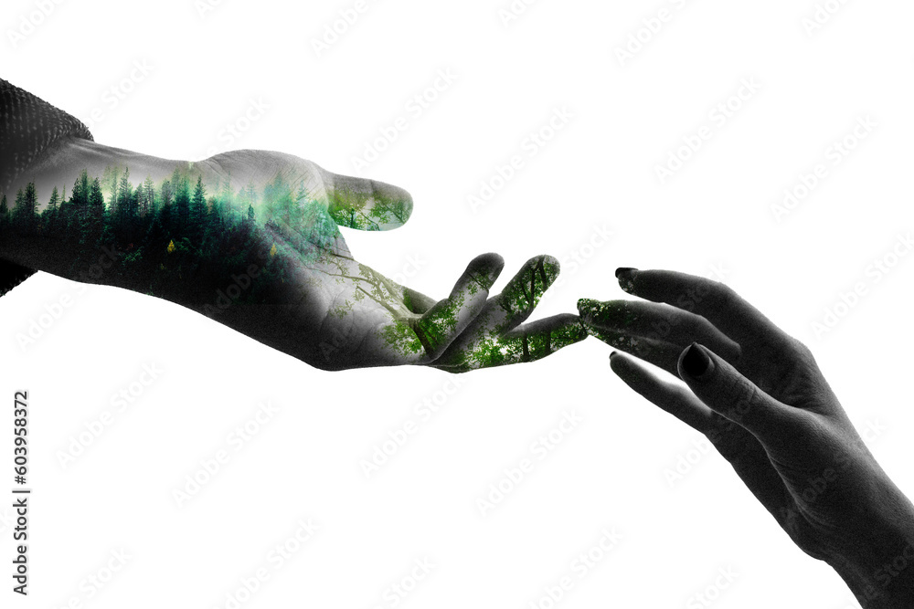 We are connecting with nature, A creative poster design for world ...