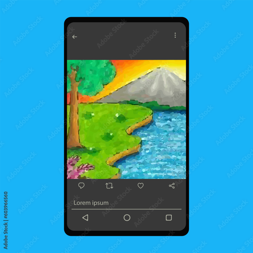 Social network post frame. Vector illustration. Twitter Tweet and Reply ...