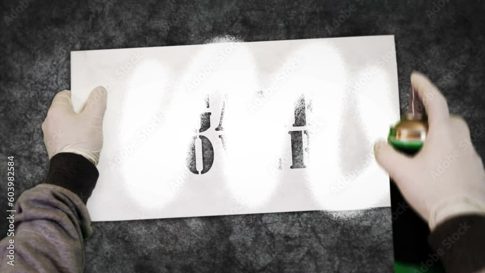 Game over sign spray painted on the concrete wall. Graffiti concept art ...