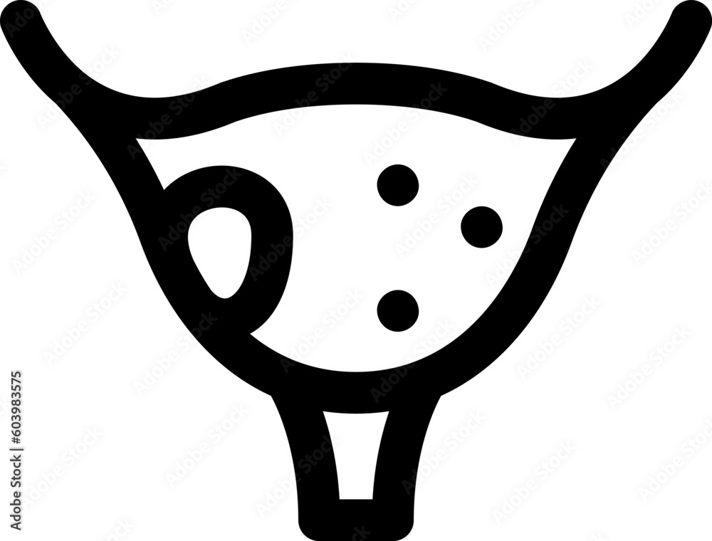 Bladder Icon. Bladder Vector illustration isolated on transparent ...