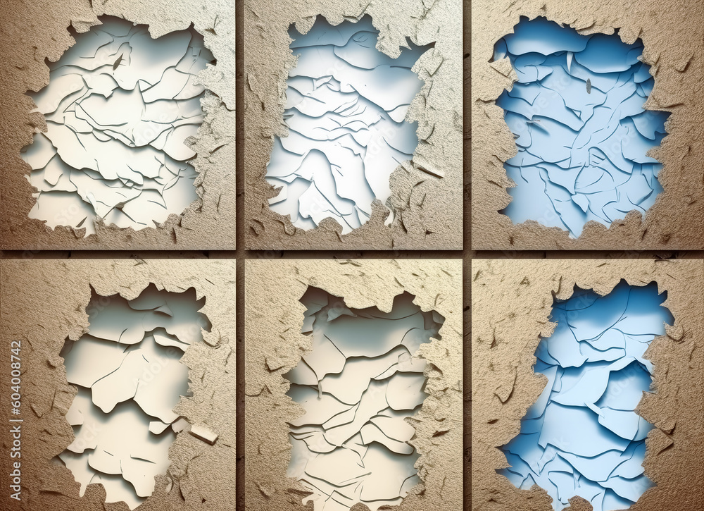Realistic torn paper backgrounds. Ripped background with copy space ...
