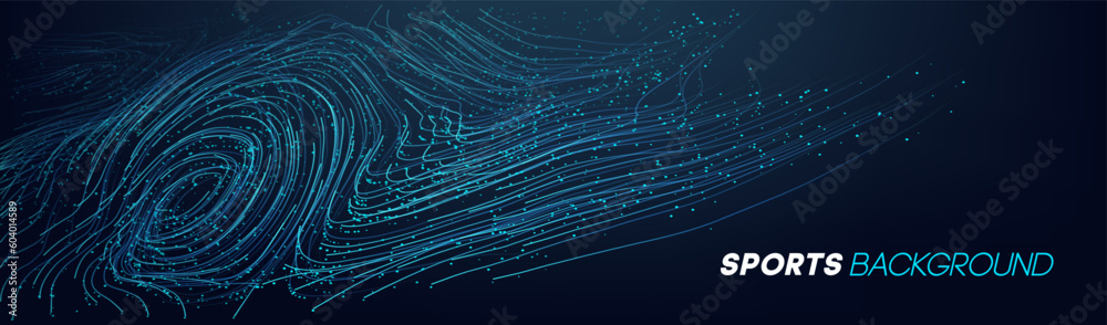 Sports background vector. Futuristic dynamic motion technology ...