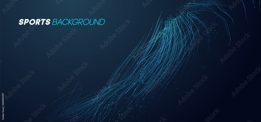 Sports background vector. Futuristic dynamic motion technology ...