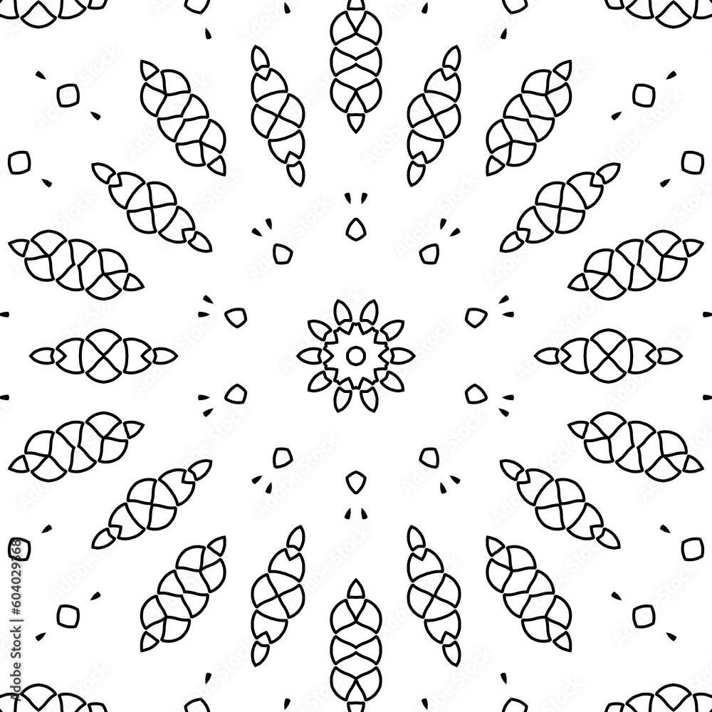 Artwork for practicing color fill up. Doodle work sample for learning ...