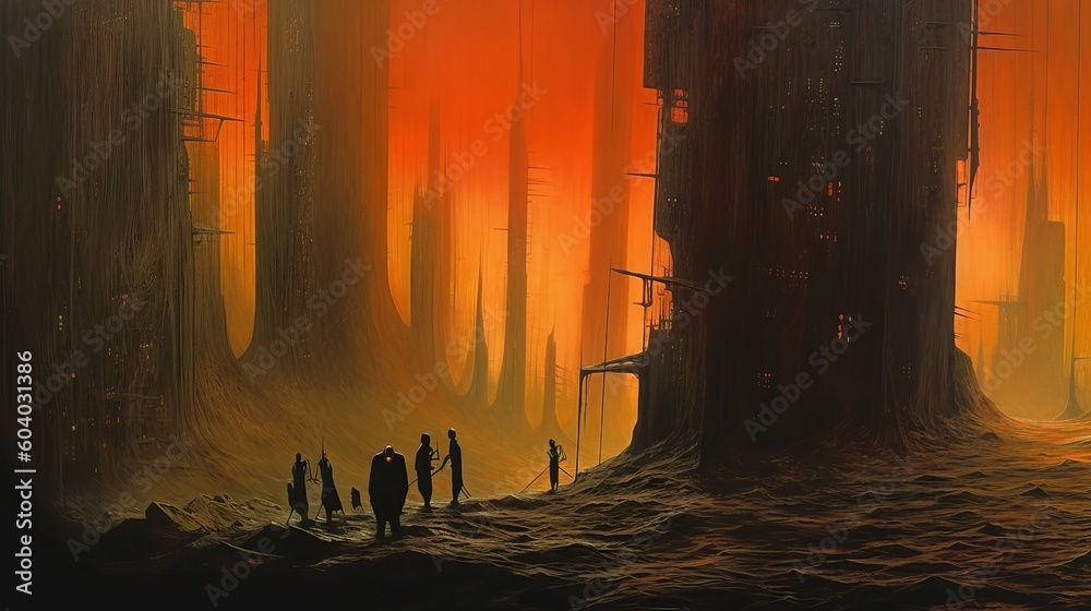 cyberpunk apocalypse, alien planet in space, alien planet in space ...