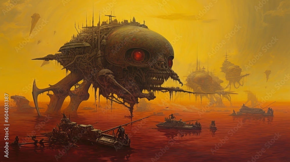 cyberpunk apocalypse, alien planet in space, alien planet in space ...