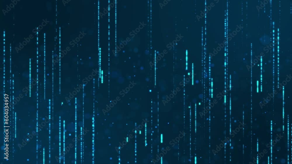 3D animation. Glitter particles abstract background flickering ...