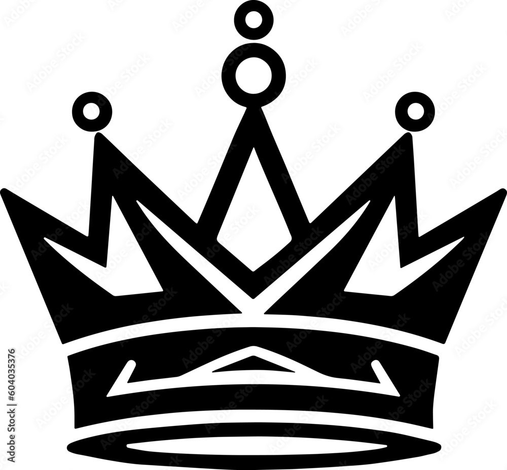 Crown Icon in trendy flat style. Crown symbol for your web site design ...