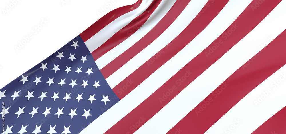 Dynamic National Symbol: 3D USA Flag Represents Strength and Freedom ...