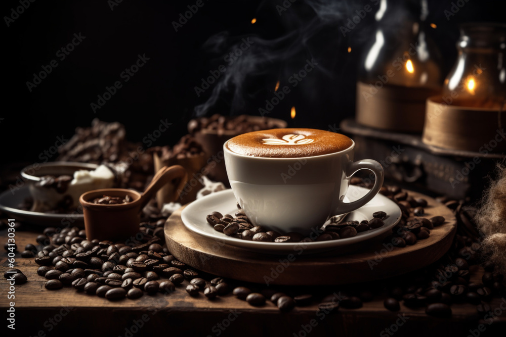 Introducing a captivating coffee-themed image collection that captures ...
