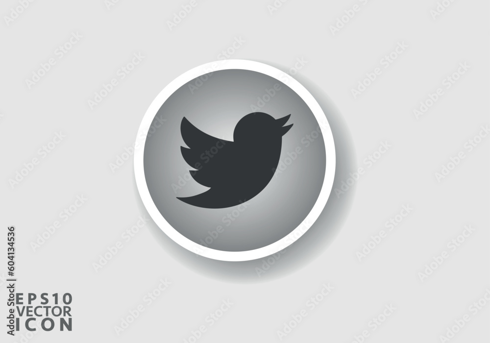 Twitter Vector Logo Black And White