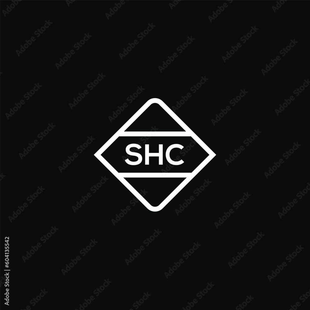 SHC letter design for logo and icon.SHC monogram logo.vector ...