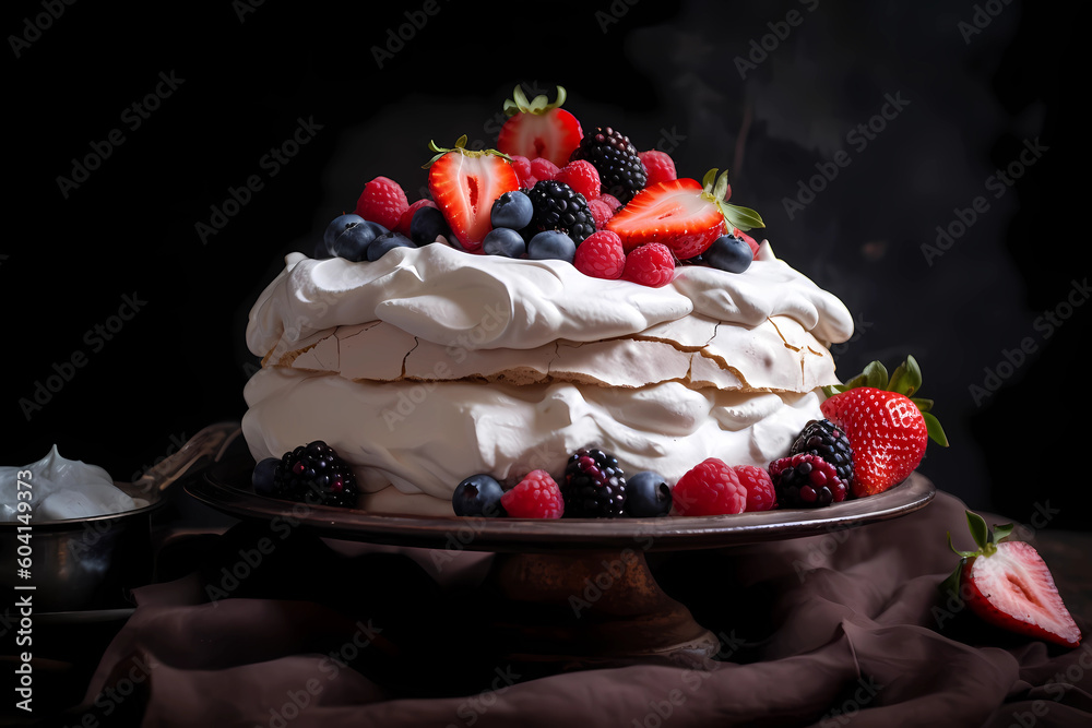Pavlova - This meringue-based dessert is named after the Russian ballet ...