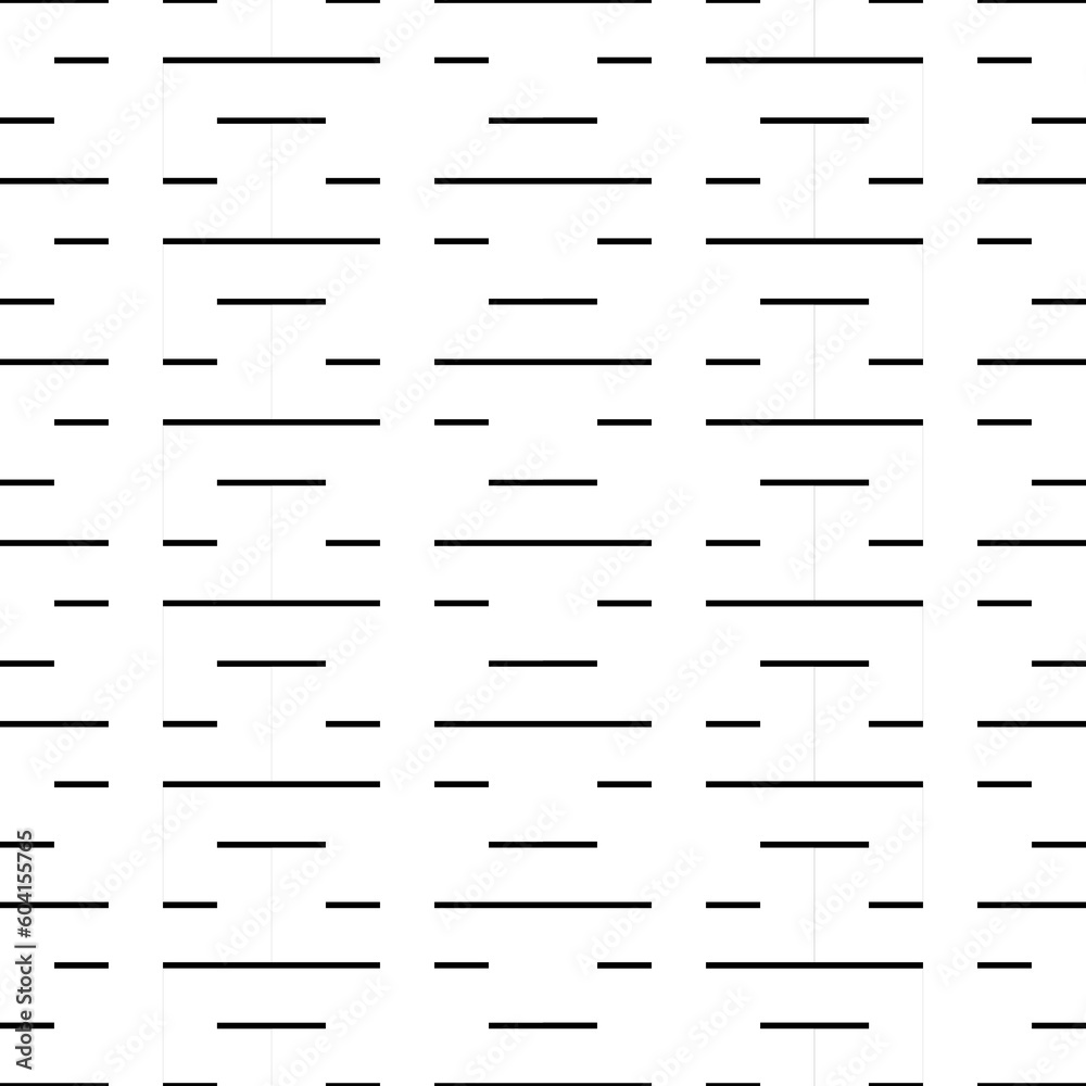 Seamless surface pattern design with strokes. Broken lines. Dashes ...