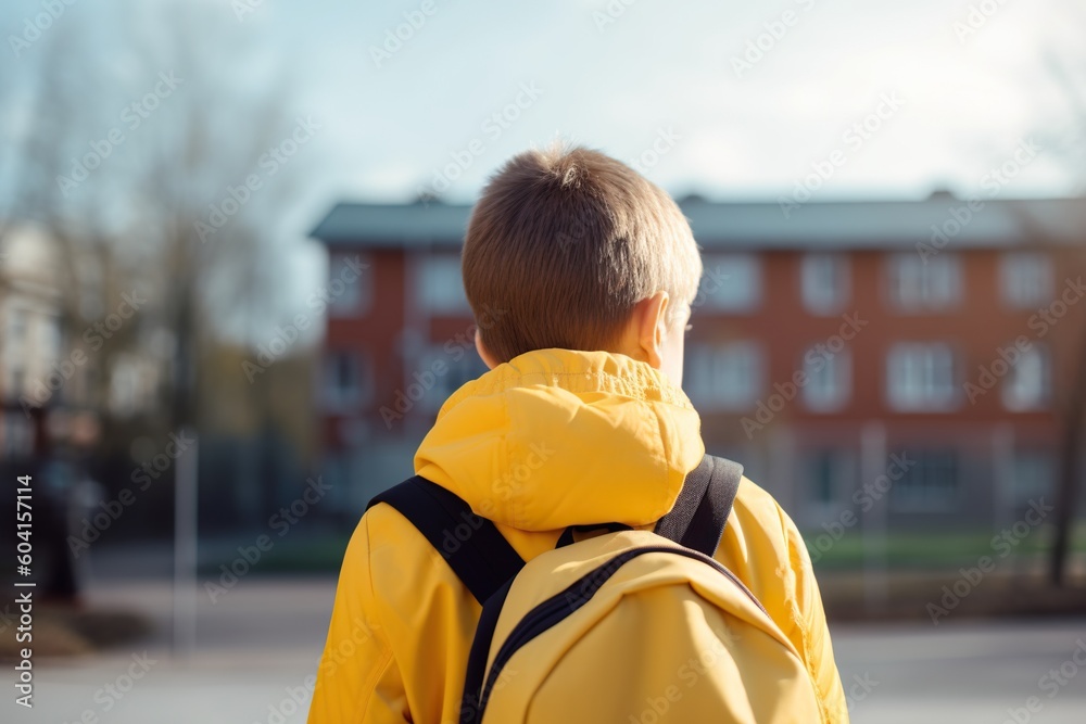 Boy suffers from bullying at school, concept of Psychological trauma ...