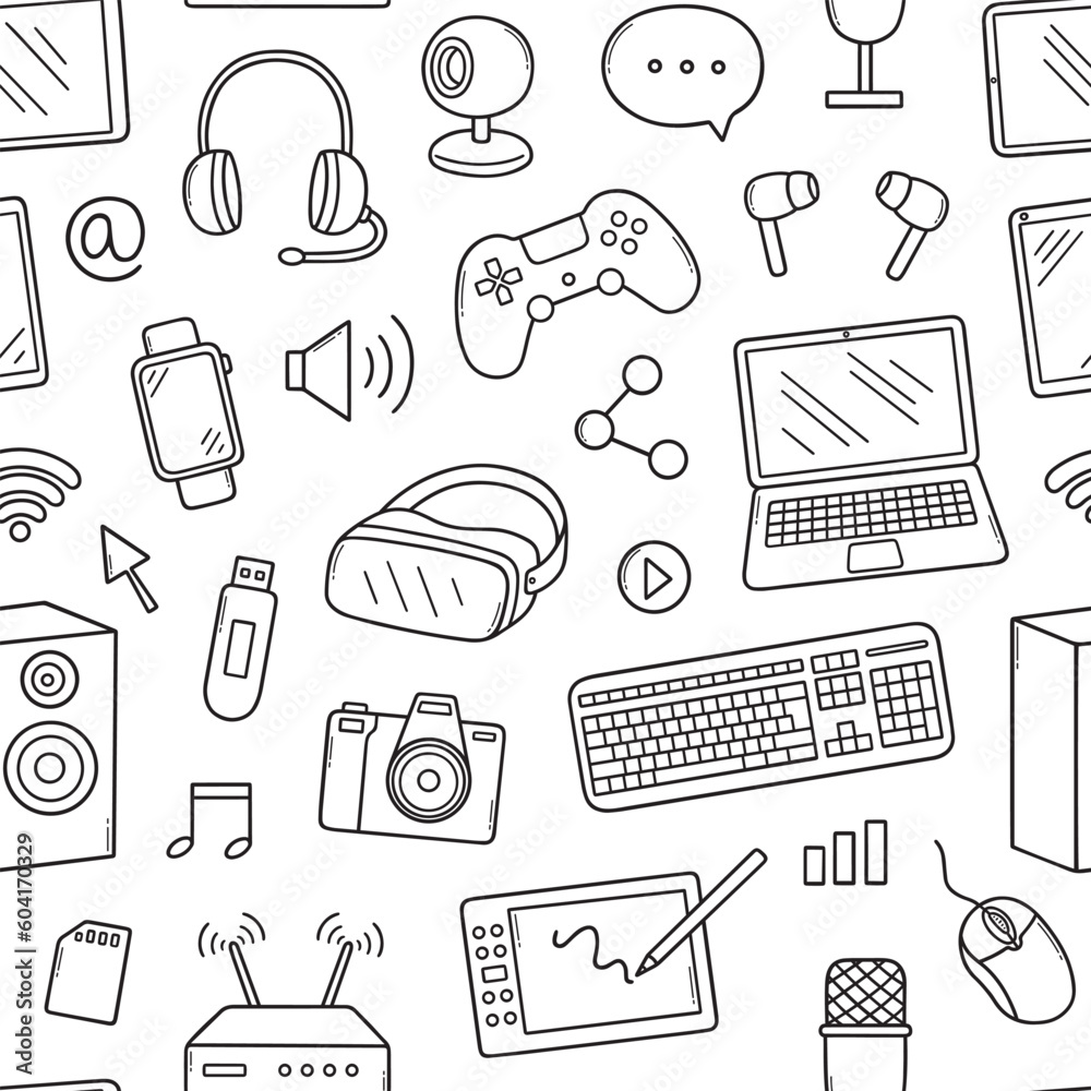 Computer Gadgets Clipart