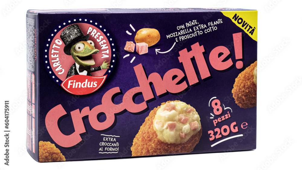 Findus Crocchette,potato croquettes with mozzarella and cooked ham ...