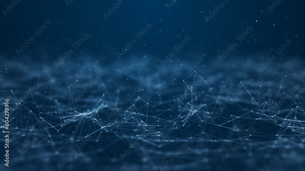 Abstract concepts of cybersecurity technology and digital data ...