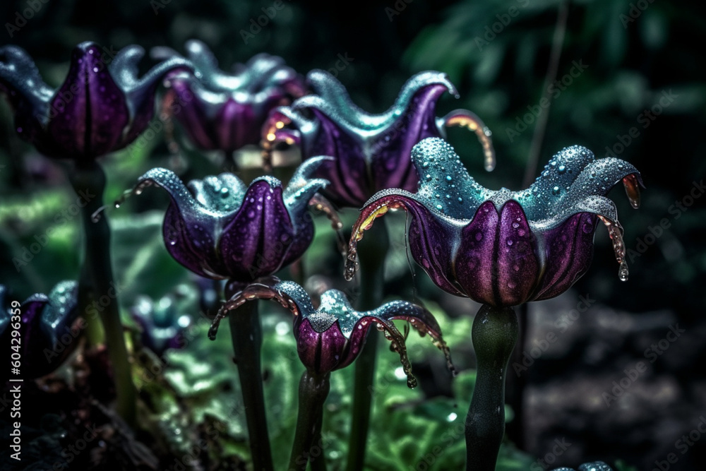 Plants of extraterrestrial civilizations. Flowers from another planet ...