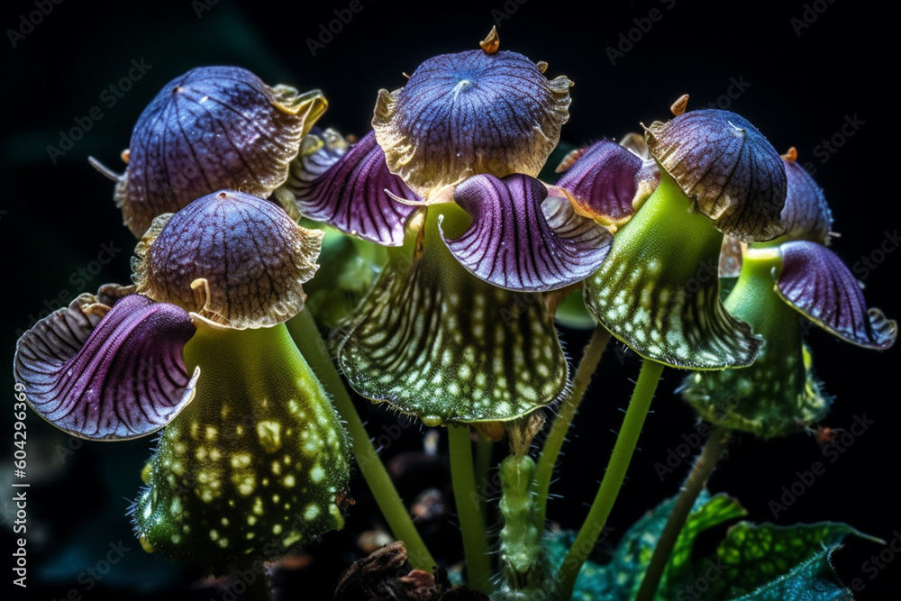 Plants of extraterrestrial civilizations. Flowers from another planet ...