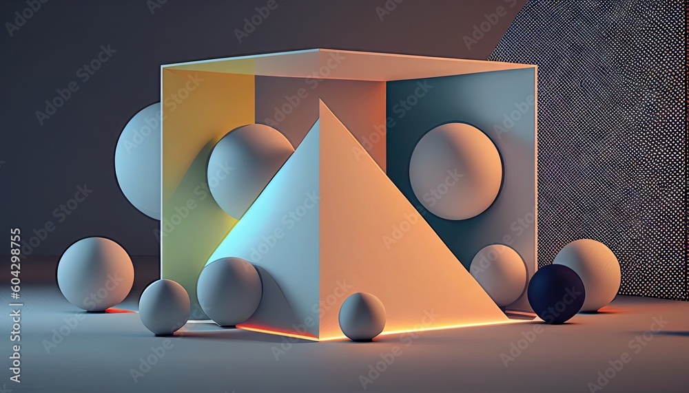 geometry of orange and triangle geometry textures eye-catching simple ...