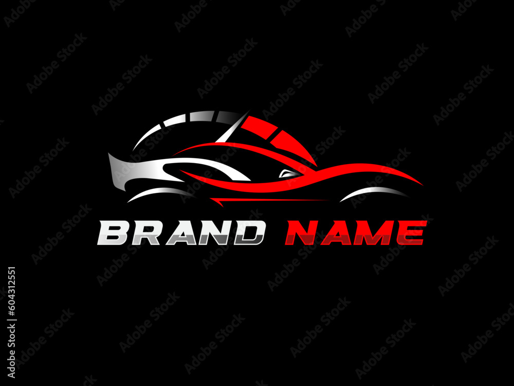Car shop logo design. Sports car logo. Car vector art. Vehicle. Premium ...