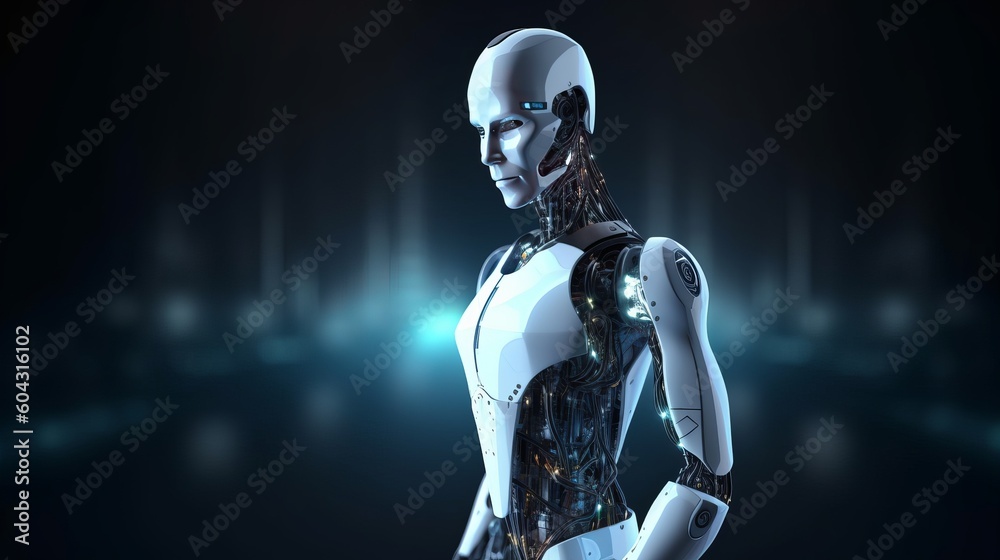 System Artificial intelligence , Technology smart robot application ...