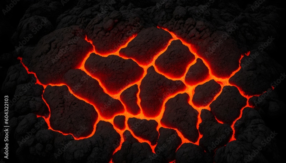 Seamless lava pattern with small stones, texture for graphic design ...