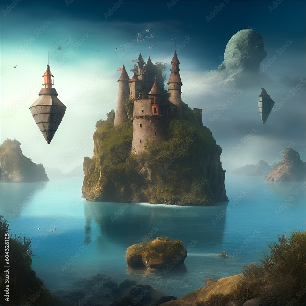 Explore the Island of Treasures with This Stunning Fantasy Picture from ...