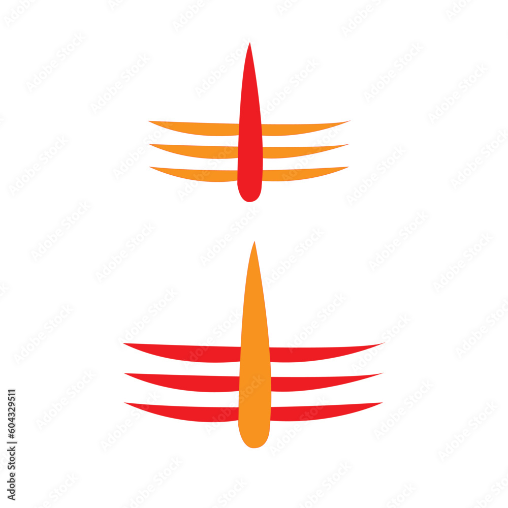 symbol Family protect mohadev tika Logo Icon. Hand drawn art of a Hindu ...