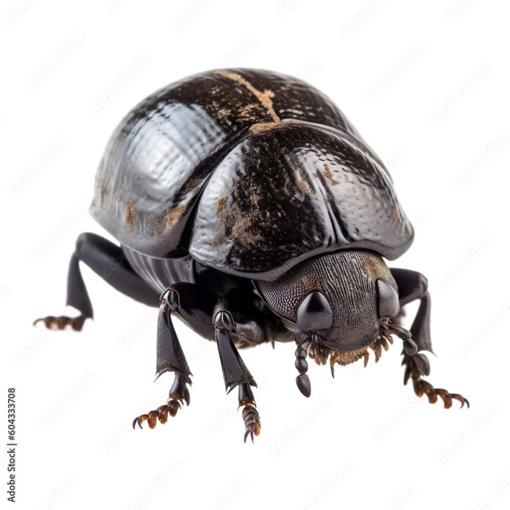 Dung Beetle insect isolated on transparent background, Generative ai ...
