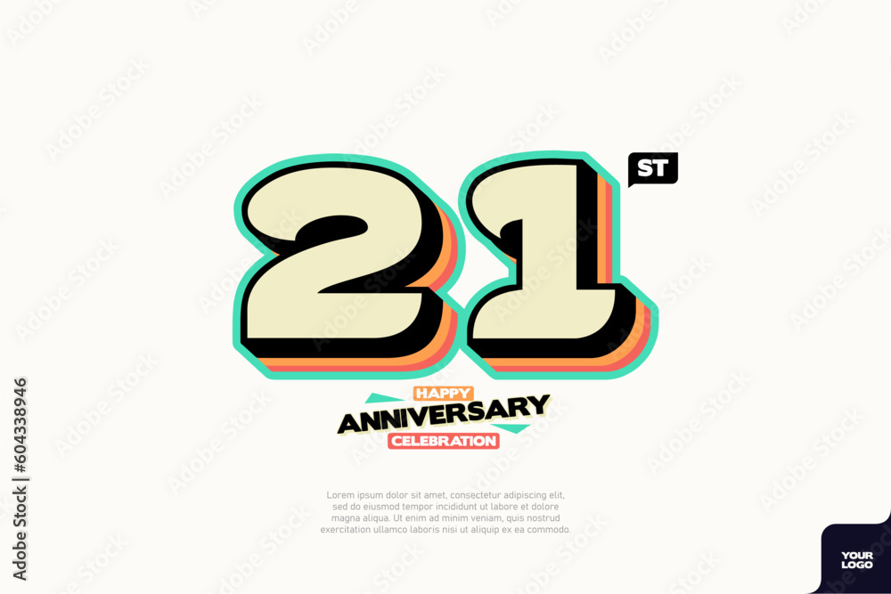 Number 21 logo icon design 21st birthday logo number anniversary 21 ...
