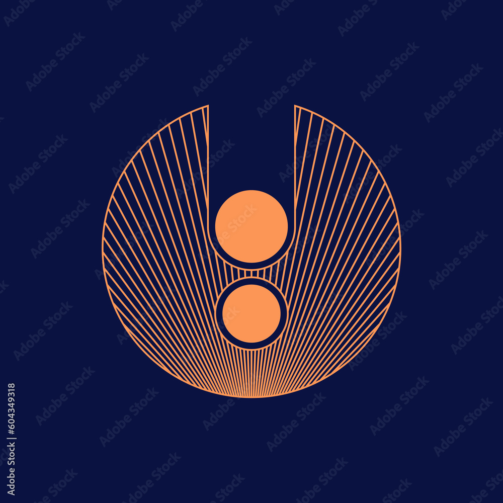 Vector Linear Transition Geometric Shapes in Boho Style with editable ...