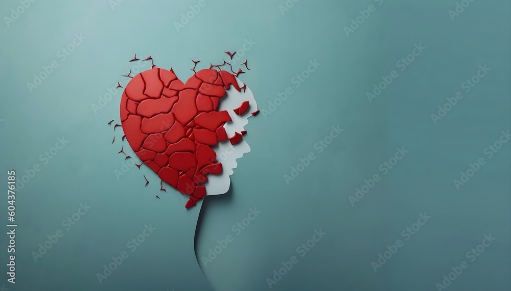 Resilient Soul Nurturing the Wounds of a Broken Heart, Generative AI ...