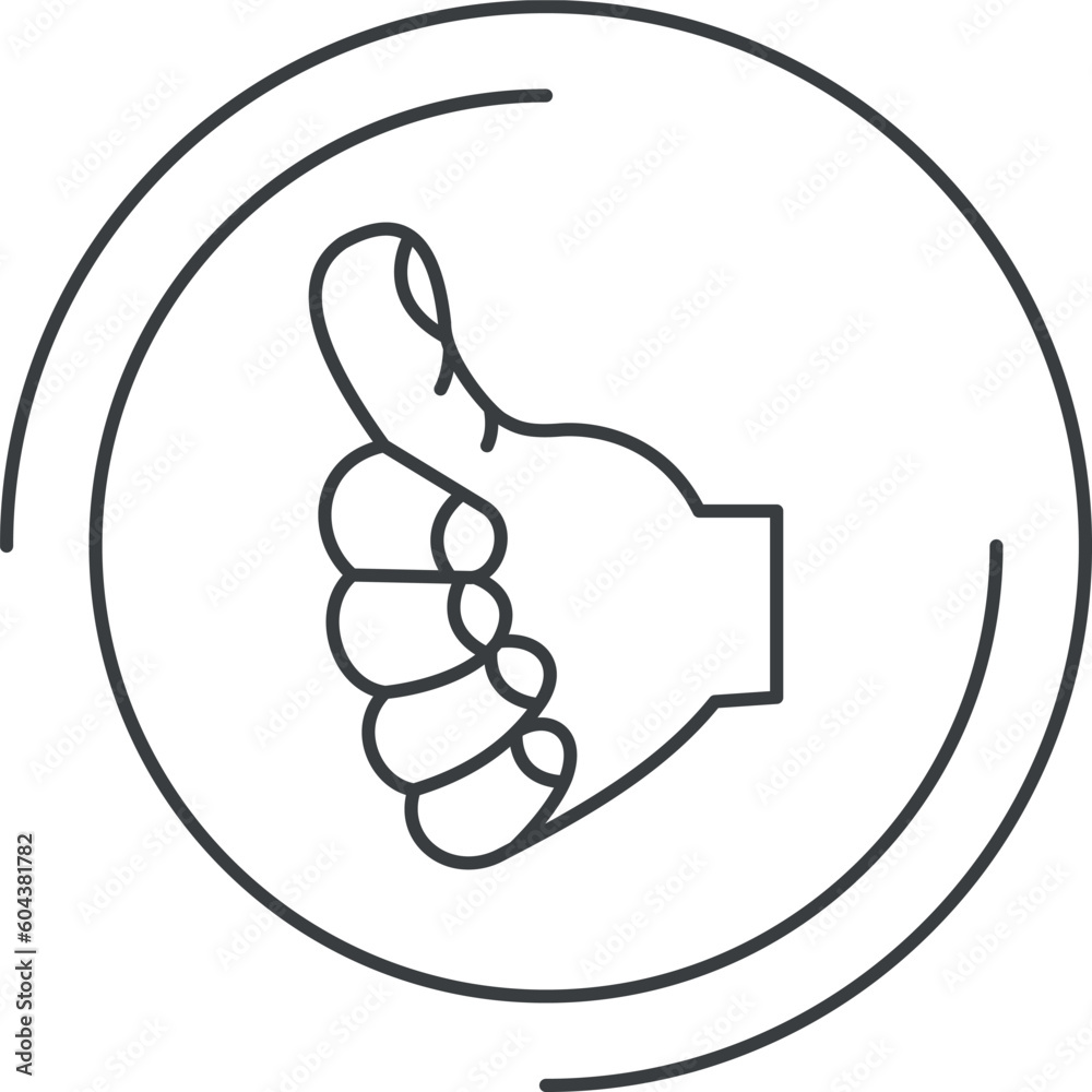 Vetor de thumbs up, super cool, icon, thumb up icon, button press ...