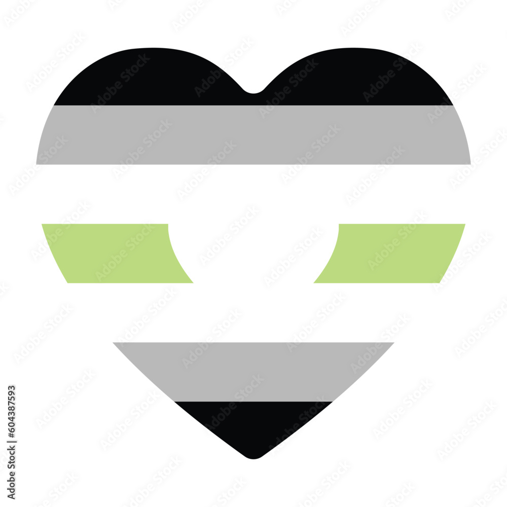 Agender Pride Flag. Symbol of Agender Community. Stock Vector | Adobe Stock